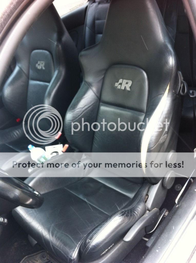 FS: Front & Rear R32 seats - Bolster needs restitching on seam; In CT ...